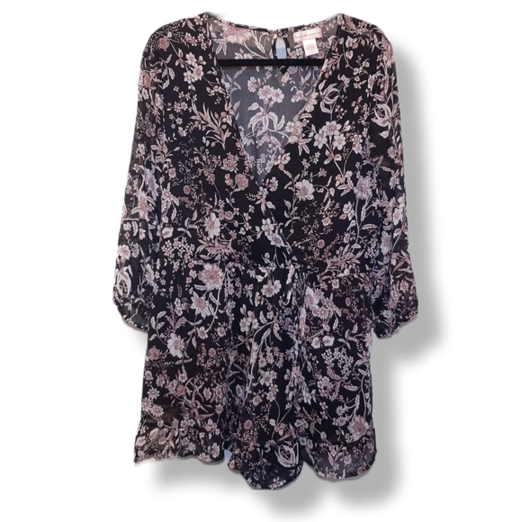 Band of Gypsies | Pants & Jumpsuits | Band Of Gypsies Sheer Floral ...